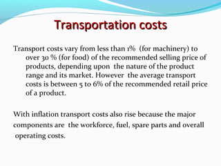 Transportation management | PPT