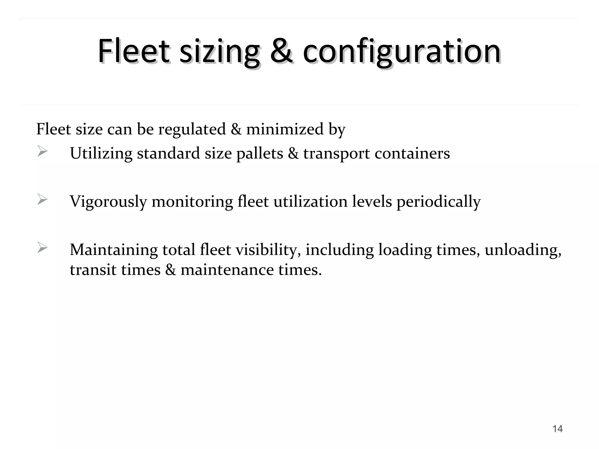 Transportation Management | PPT
