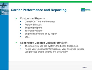 Transportation Management Ppt | PDF