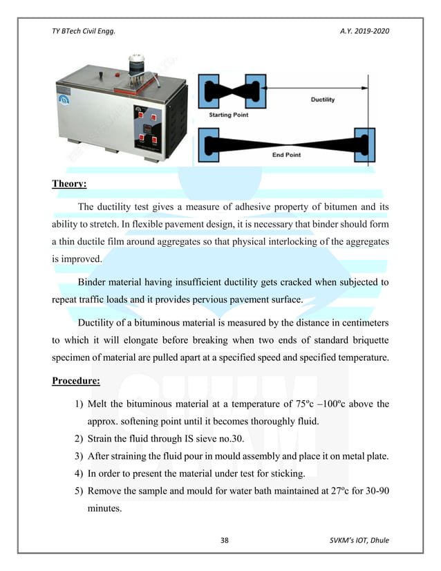Transportation Engineering Laboratory Manual | PDF