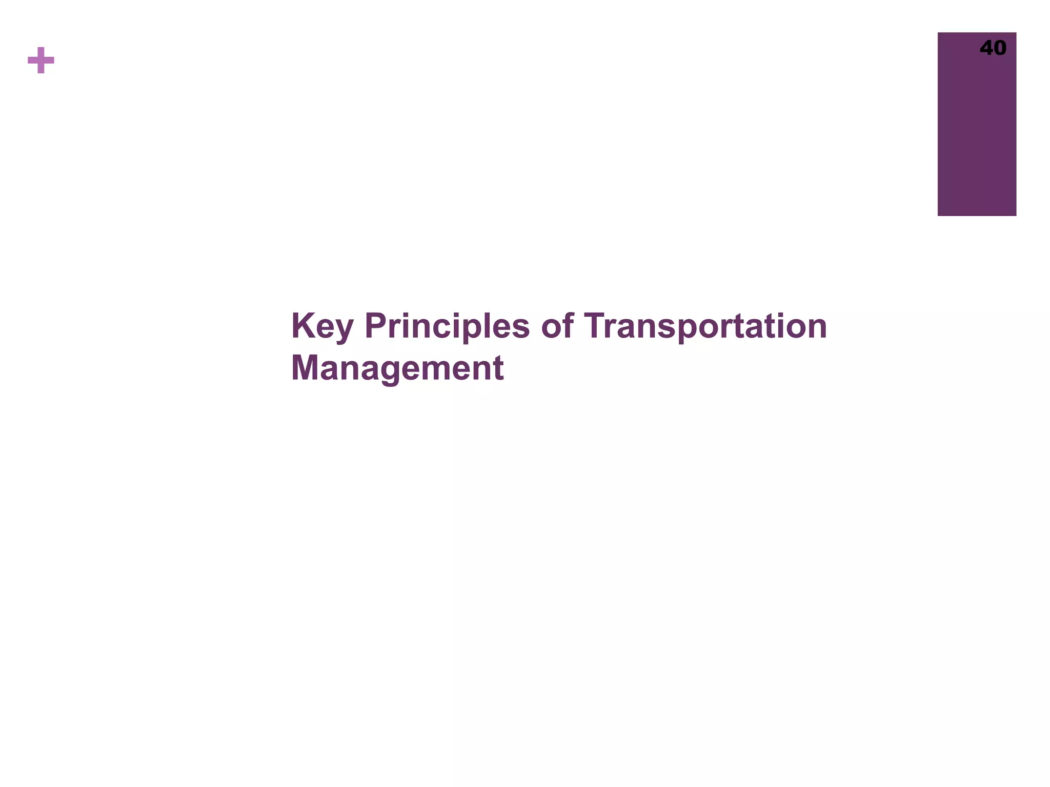 Transportation Mgmt | PPT