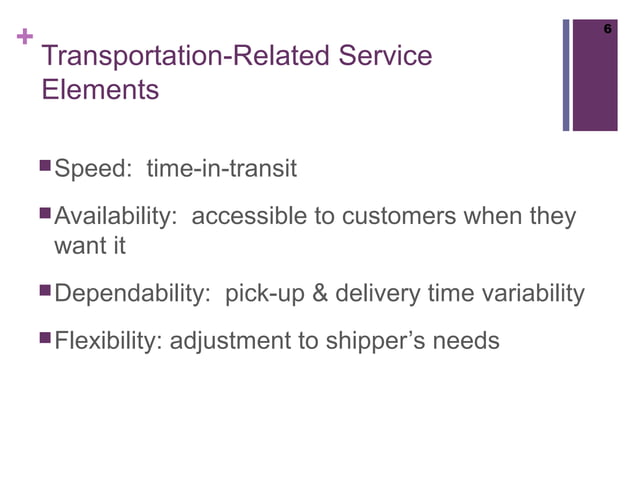 Transportation Mgmt | PPT