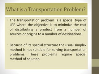 Transportation model | PPTX