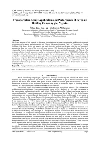 Transportation Model Application and Performance of Seven up.pdf