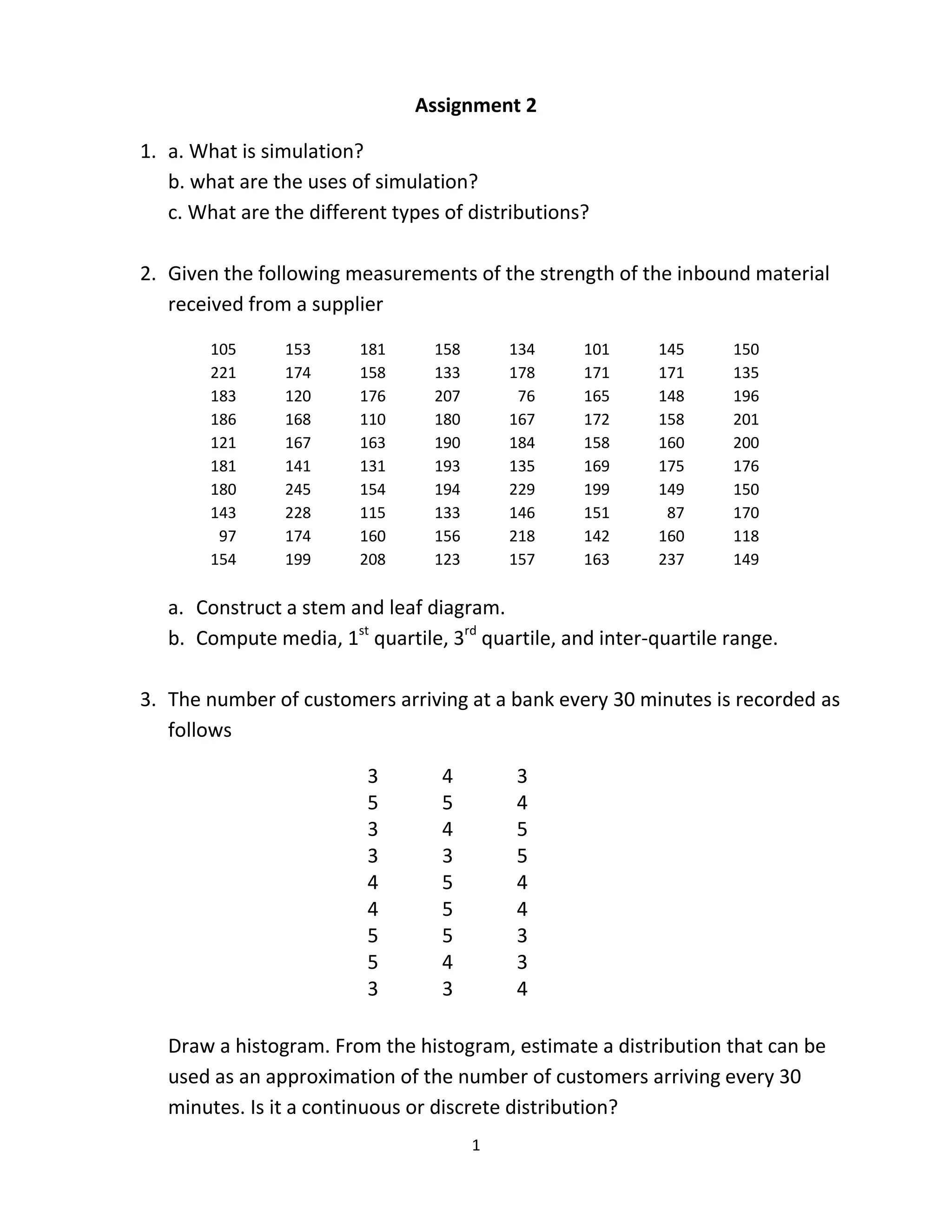 Transportation modeling assignment 2 | DOCX | Physics | Science