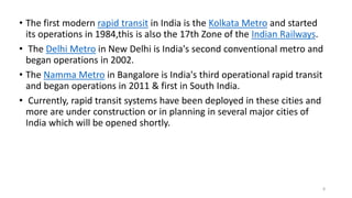 Transportation modes in india | PPTX
