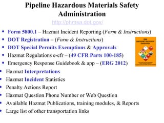 Transportation of Hazardous Materials Alaska Training Short Version.ppt