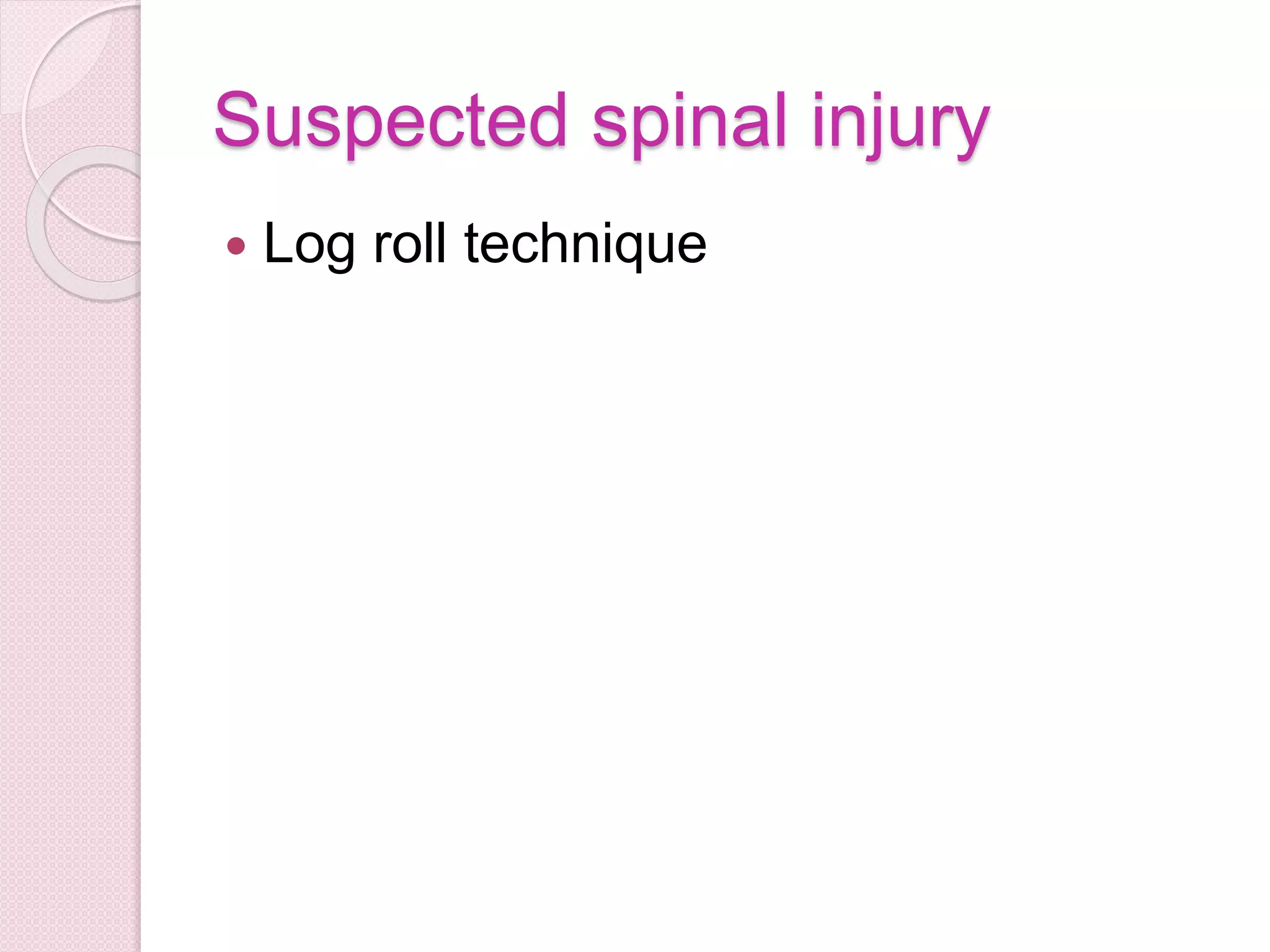 Transportation of injured | PPTX