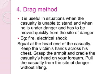 Transportation of injured | PPTX