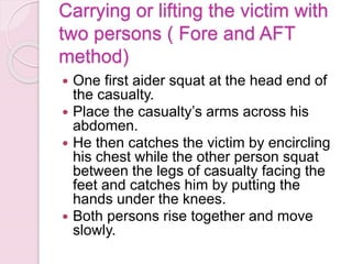 Transportation of injured | PPTX