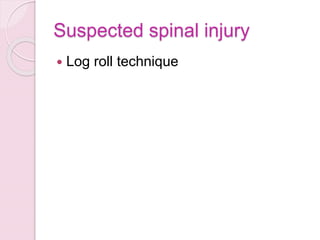 Transportation of injured | PPTX