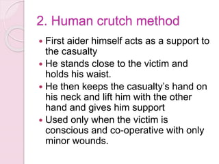 Transportation of injured | PPTX