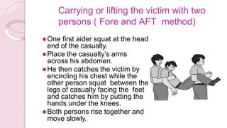 Transportation of injured person..pptx