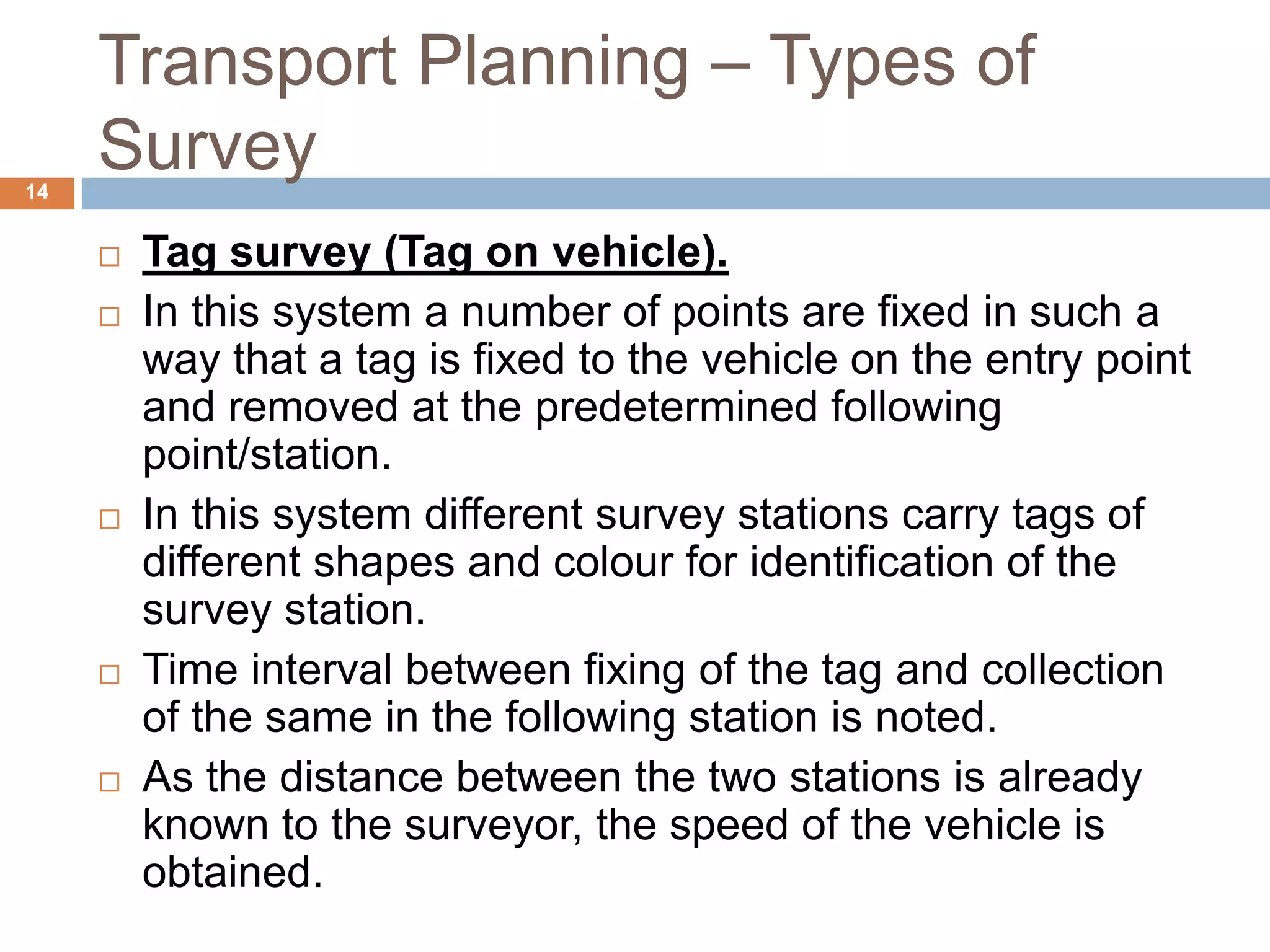 Transportation planning 1 | PPTX