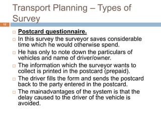 Transportation planning 1 | PPTX | Logistics and Transportation ...