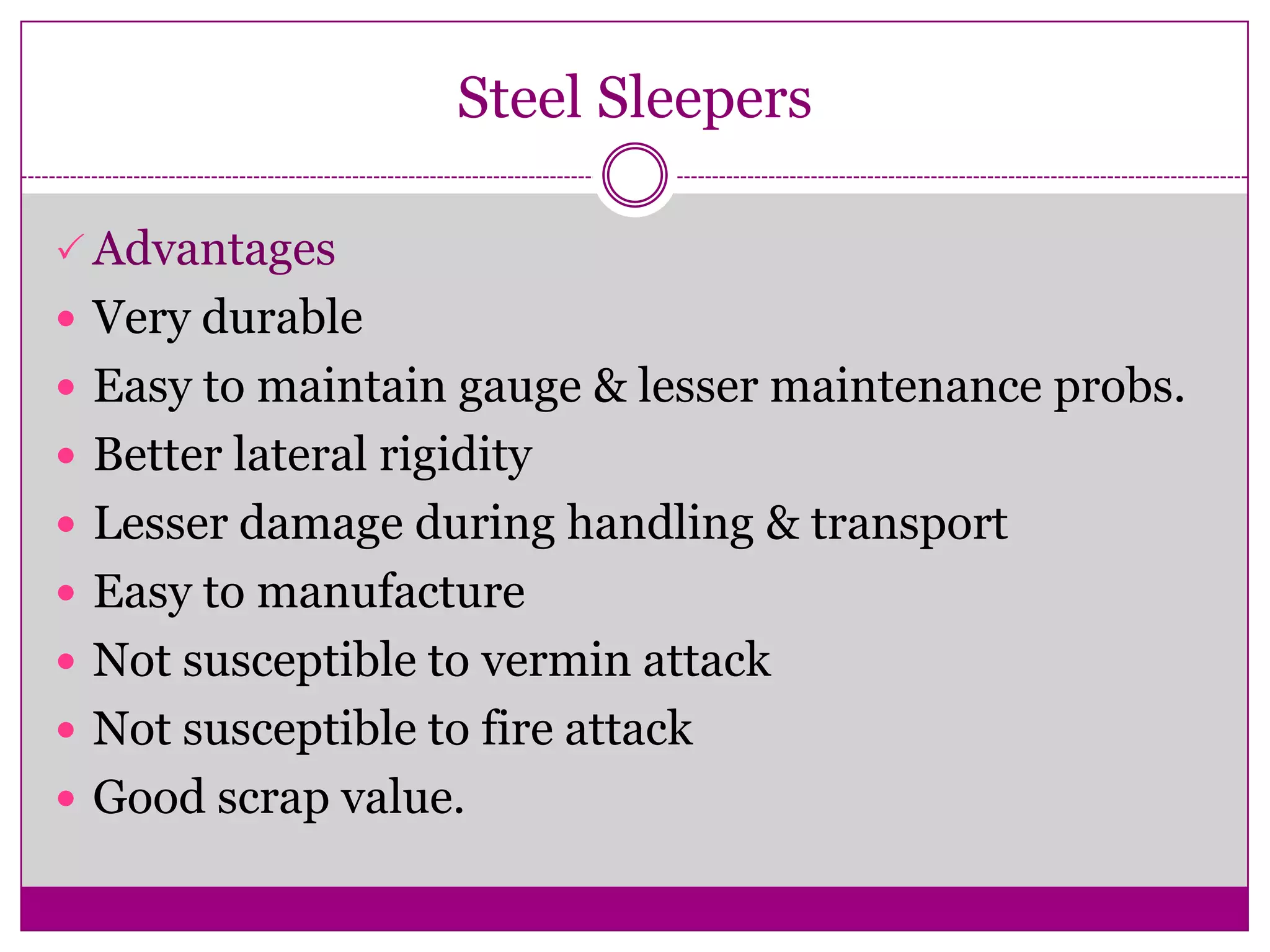 Sleepers and Their types | PDF