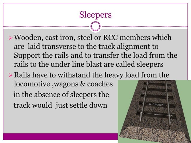Sleepers and Their types | PDF