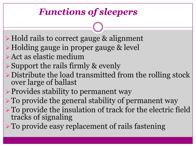 Sleepers and Their types | PDF