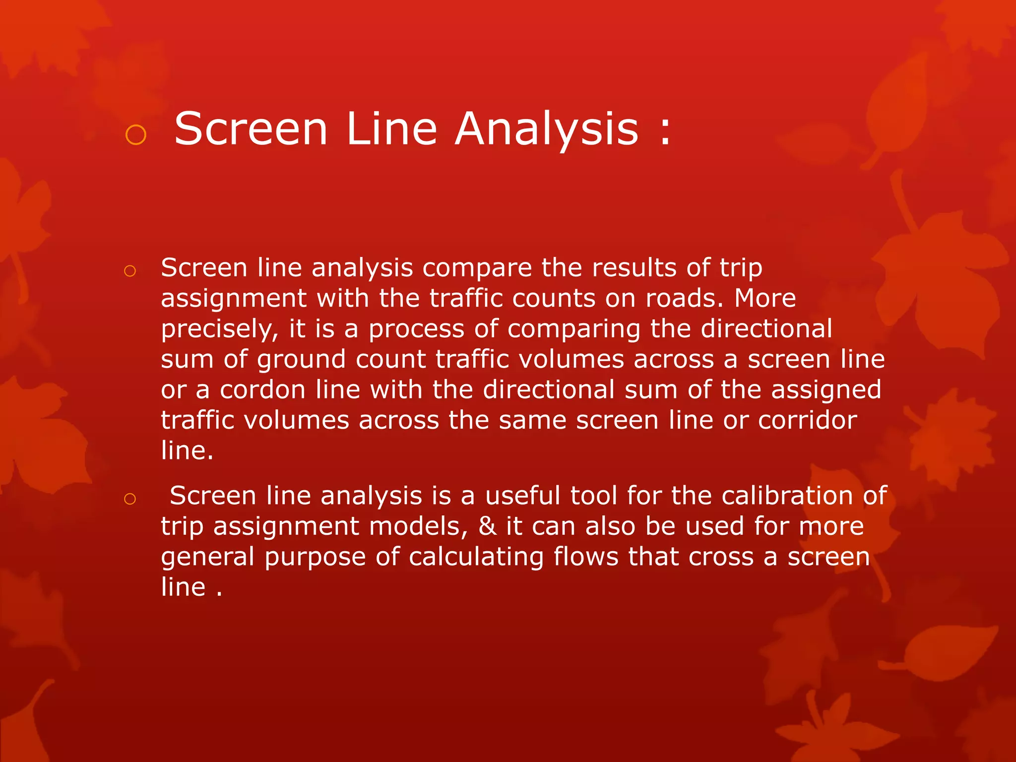 Transportation plan preparation | PPTX