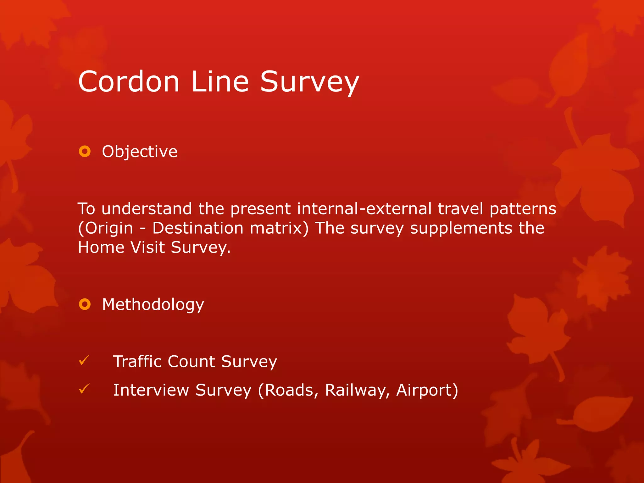 Transportation plan preparation | PPTX