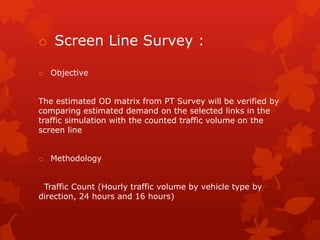 Transportation plan preparation | PPTX