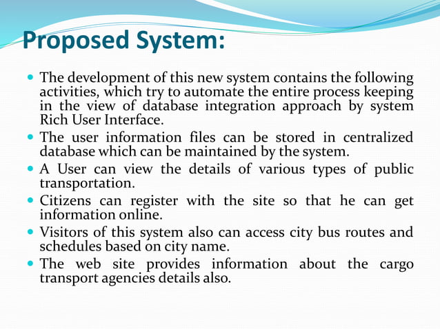 Transportation portal | PPT