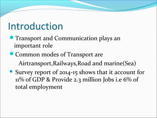 Transportation and communication of pakistan | PPT