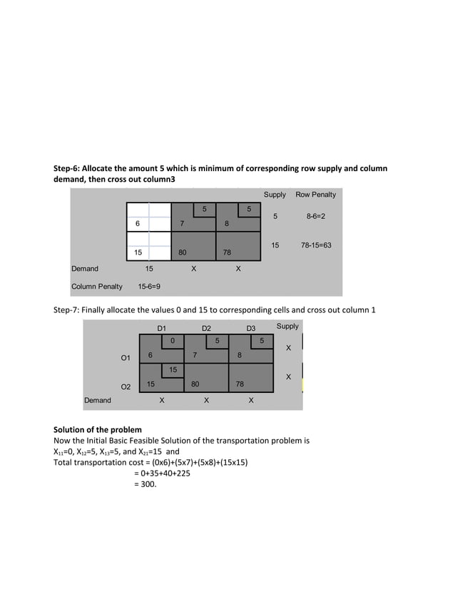 Transportation Problem | PDF