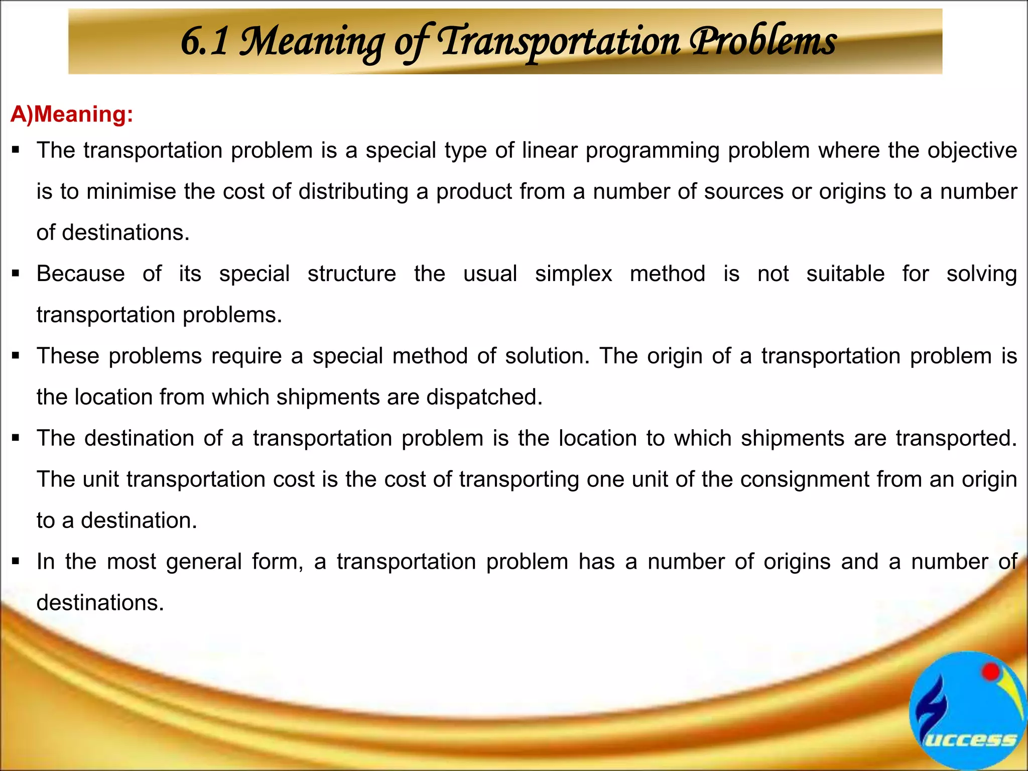 TransportationProblem.ppt