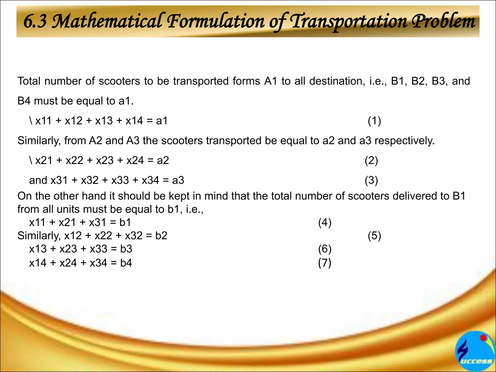 TransportationProblem.ppt