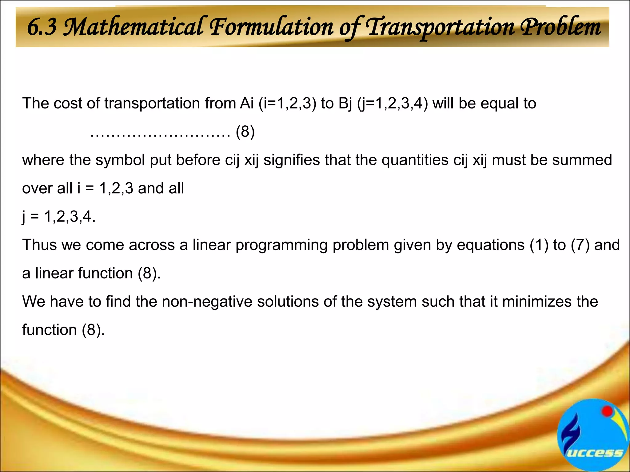 TransportationProblem.ppt