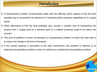 TransportationProblem.ppt