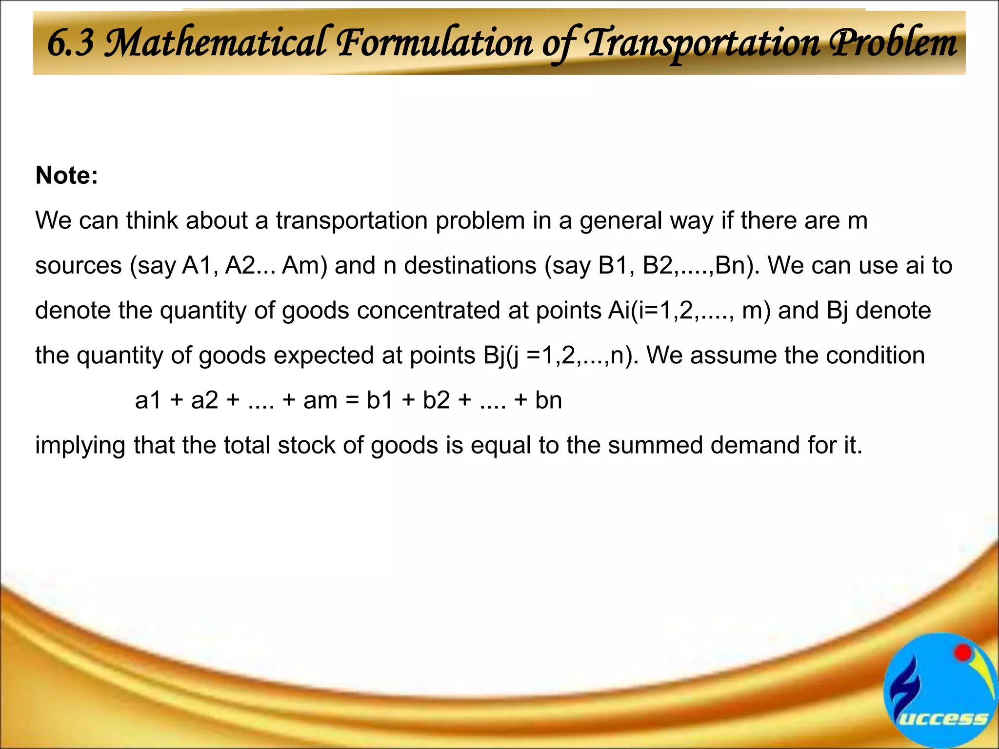 TransportationProblem.ppt