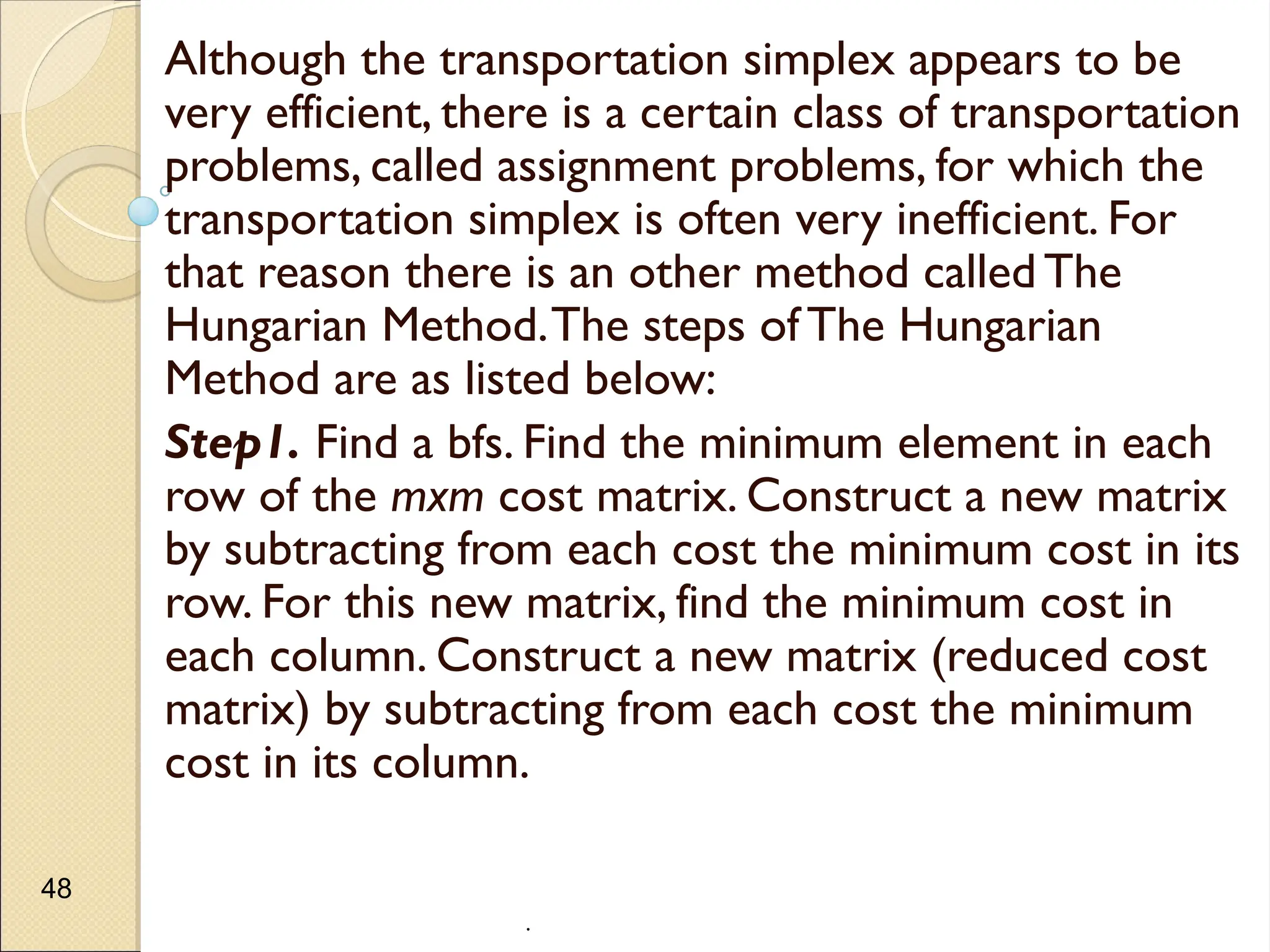 Transportation problem. supply chain managementppt | PPT