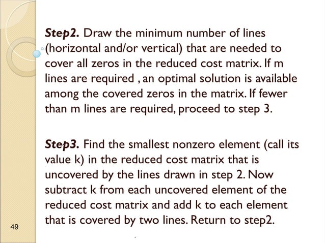 Transportation problem. supply chain managementppt | PPT