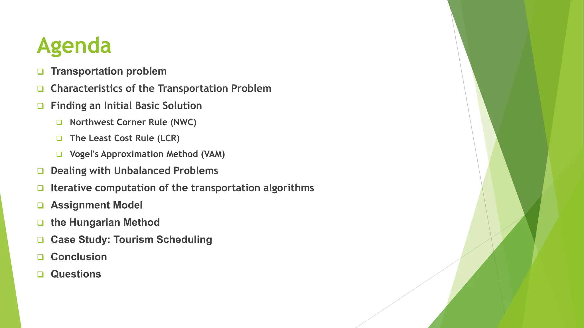 Transportation Model and Its Variants.pdf