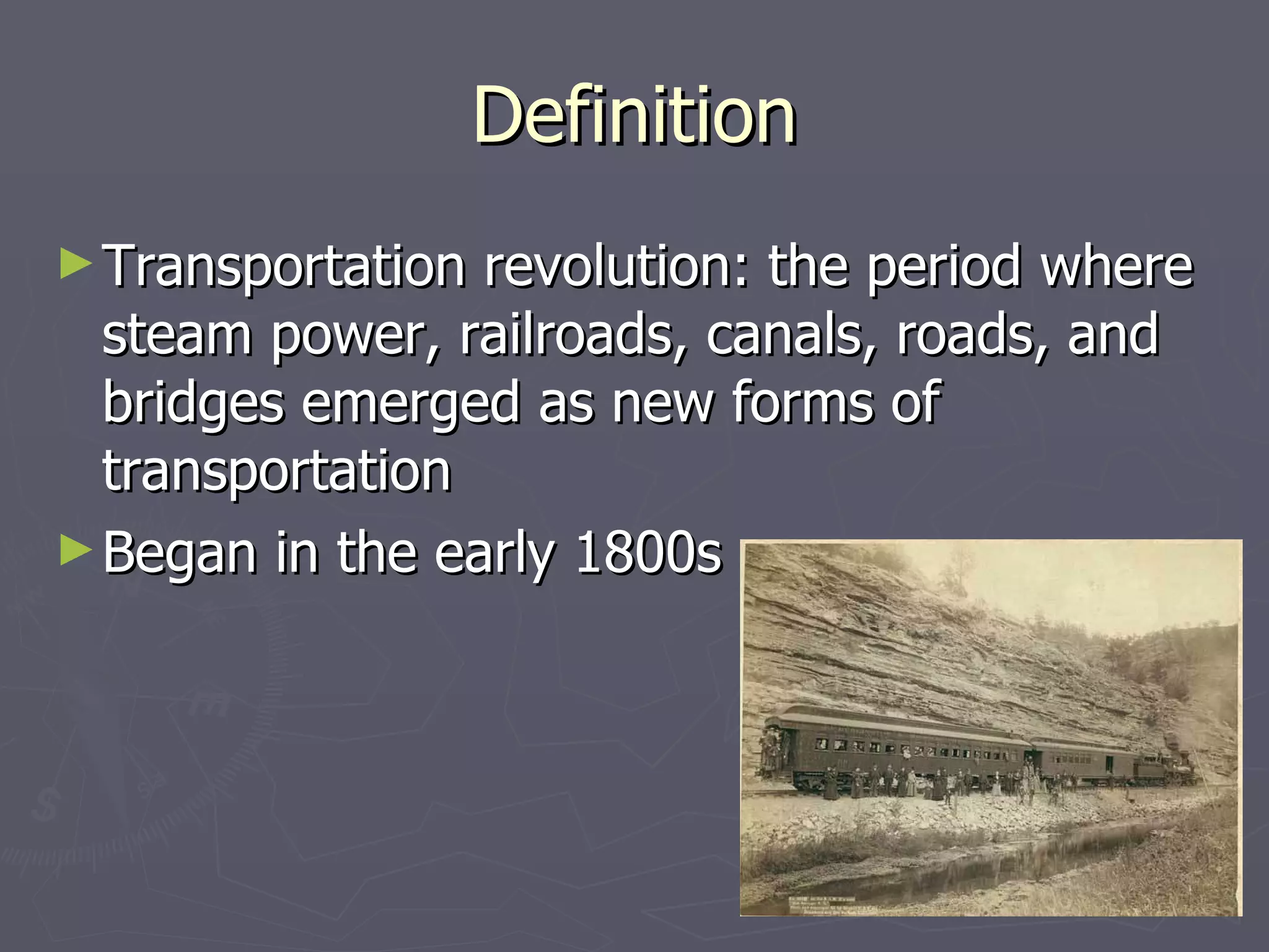 Transportation Revolution | PPT