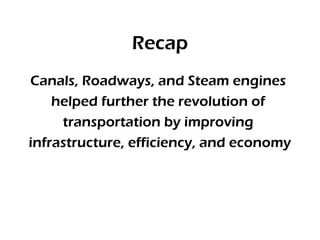 Transportation revolution 2 | PPT