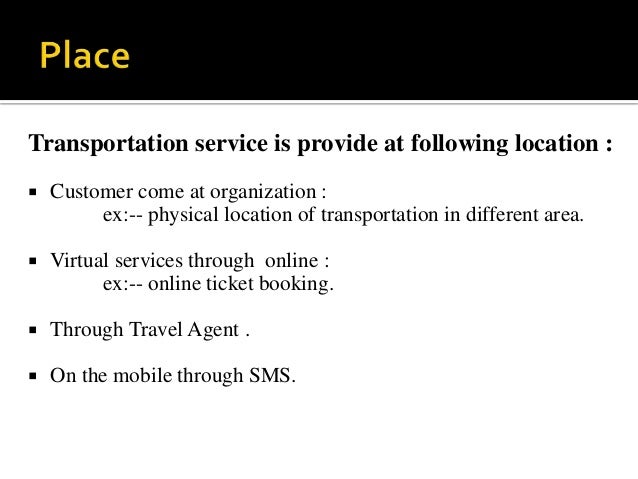 Classification of Transportation