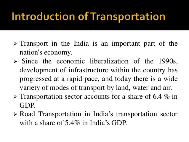 Classification of Transportation