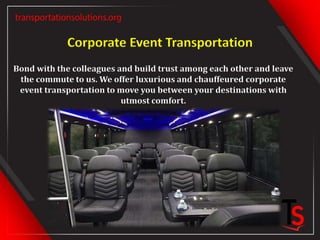 Corporate event transportation Phoenix | PPTX | Travel