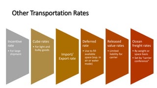 Transportation strategy | PPTX