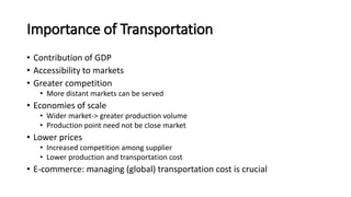Transportation strategy | PPTX