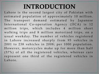 Transportation system in pakistan | PDF