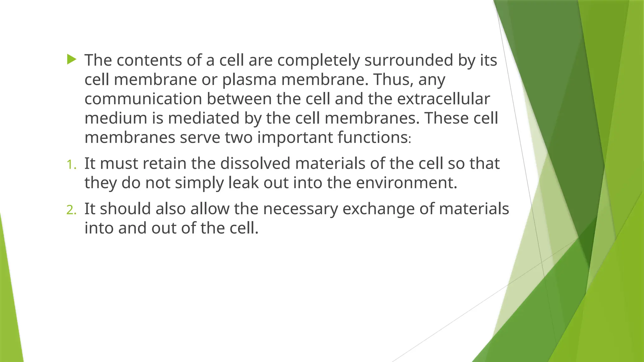 TRANSPORTATION THROUGH CELL MEMBRANES.pptx