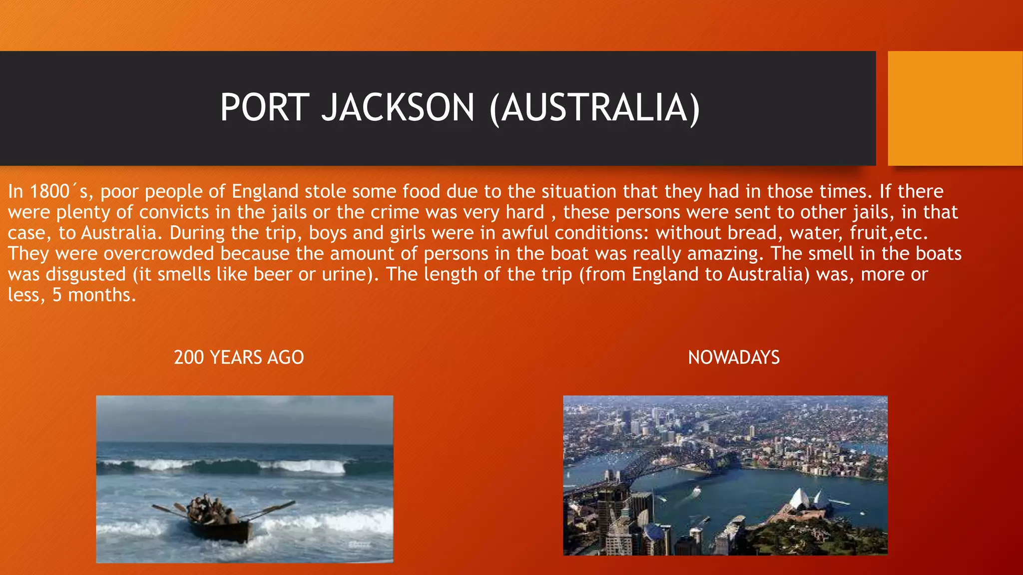 Transportation to Australia in the early 1800's | PPTX