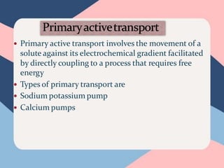 Transport biochem .-1.pdf for pre clinical MBBS STUDENTS | PDF ...