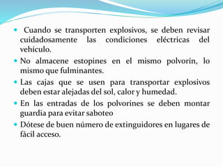 Transporte de camiones de explosivos | PPTX