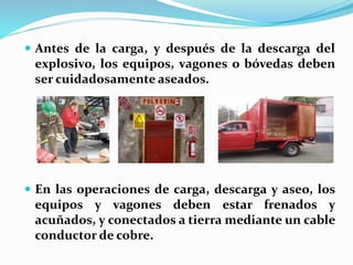 Transporte de camiones de explosivos | PPTX
