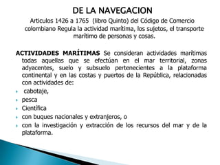 Transporte maritimo | PPTX
